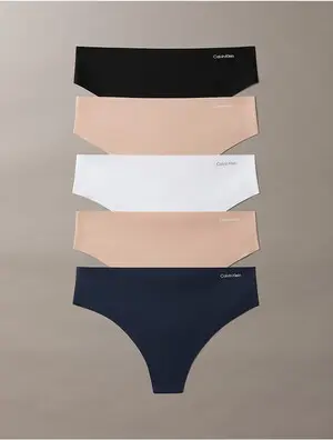 Calvin Klein Invisibles 5-pack Thong - Multi