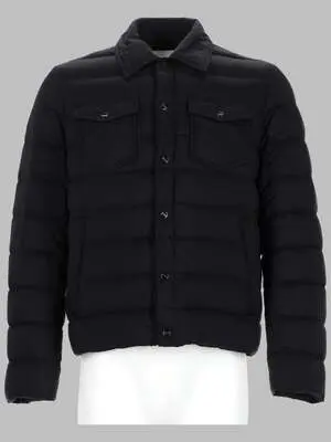 Herno Giacca Imbottita Con Bottoni - Black