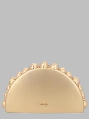 Cult Gaia Metallic Clutch - Silver