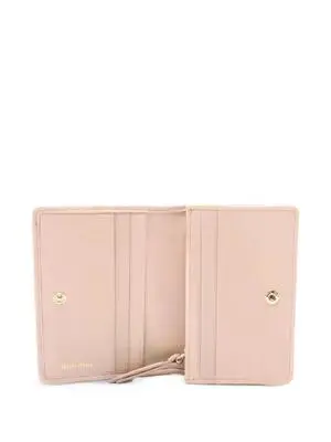 Miu Miu Matelassé Bi-fold Wallet - Pink