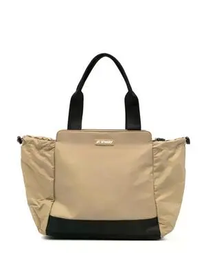 K-WAY Aisy Zip-fastening Tote Bag - Neutrals