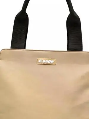 K-WAY Aisy Zip-fastening Tote Bag - Neutrals