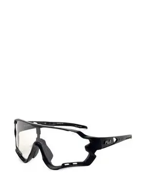 FILA Logo-plaque Geometric-frame Sunglasses