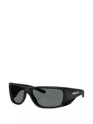 ARNETTE Flipside Rectangle-frame Sunglasses - Black