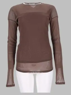 LEMAIRE Long Sleeve Top - Brown