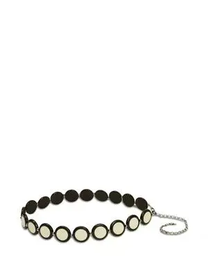 BAOBAB Francesca Resin-disc Belt - Black