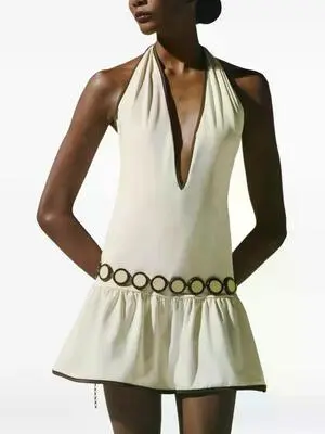 BAOBAB Francesca Resin-disc Belt - Black