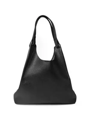 GIANNI CHIARINI Large Dua Leather Shoulder Bag - Black