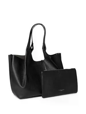 GIANNI CHIARINI Large Dua Leather Shoulder Bag
