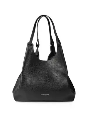 GIANNI CHIARINI Grained Leather Shoulder Bag