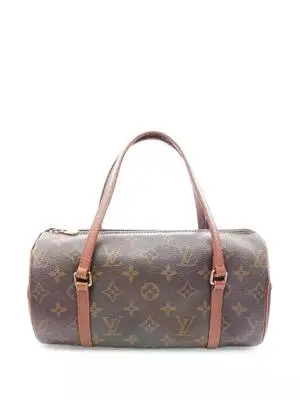 LOUIS VUITTON 1993 Papillon 26 Monogram Handbag - Brown