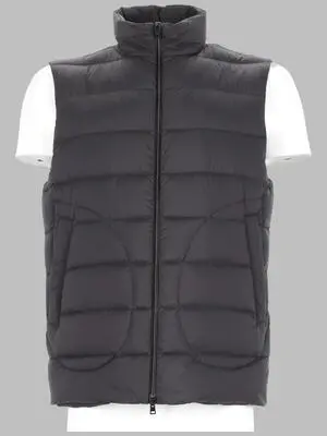 Herno Zip Up Padded Gilet - Gray