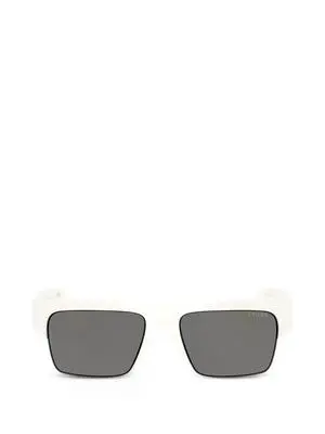 Prada Logo-detail Rectangle-frame Sunglasses