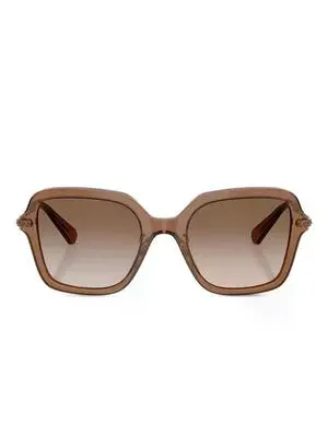 SWAROVSKI Crystal-embellished Square-frame Sunglasses