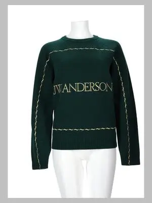 JW Anderson Wool Crewneck Pullover - Green