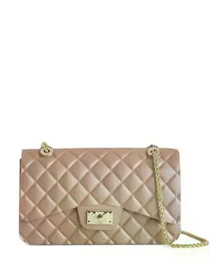 MARC ELLIS Flat Falcon Quilted Shoulder Bag - Neutrals