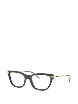 Emporio Armani Logo Plaque Cat Eye Glasses