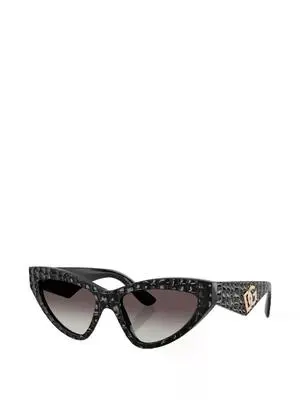 Dolce & Gabbana Texture Logo Sunglasses