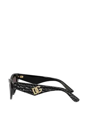 Dolce & Gabbana Texture Logo Sunglasses