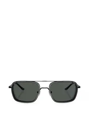 Emporio Armani Double-bridge Sunglasses - Black