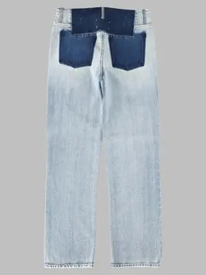 MAISON MARGIELA Patchwork Denim Jeans - Blue
