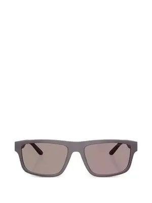 Emporio Armani Rectangle-frame Sunglasses - Grey