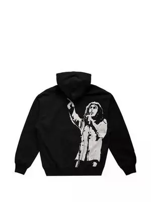 Junya Watanabe X Carhartt Bob Marley Logo-print Hoodie - Black