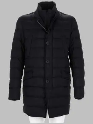 Herno Piumino Lungo Trapuntato - Black