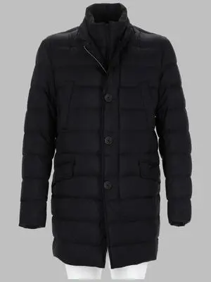 Herno Quilted Puffer Coat - Black