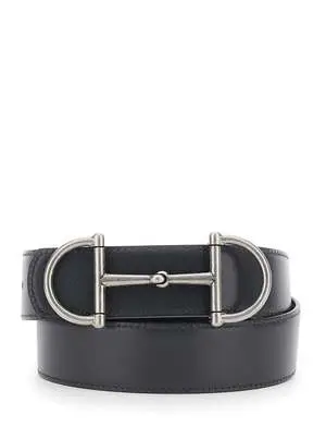 Gucci Belt With Horsebit On The Front In Leather For