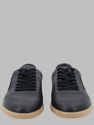 Zegna Leather Sneakers - Black