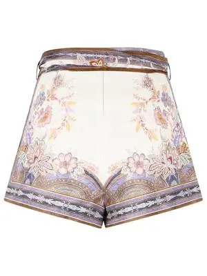 Zimmermann Luna Linen Shorts