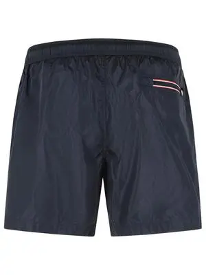 Moncler Navy Polyamide Swimsuit - Blue
