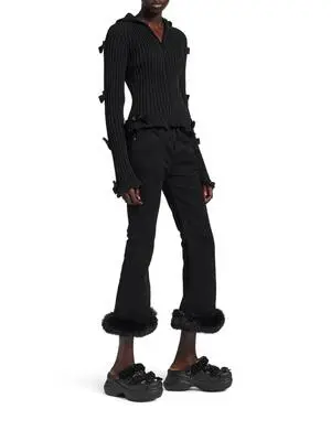 Balenciaga Crocs™ Jibbitz™ Sabot Clogs - Black