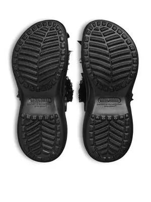 Balenciaga Crocs™ Jibbitz™ Sabot Clogs - Black