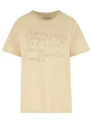 MAISON MARGIELA Cotton T-shirt - Cream