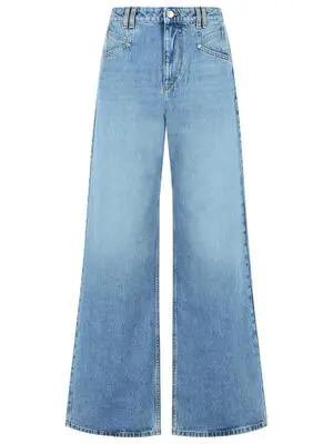 Isabel Marant Étoile Lemony' Light Cotton Jeans - Blue