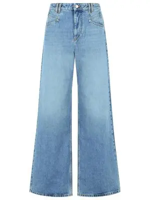 Isabel Marant Étoile Lemony' Light Cotton Jeans - Blue
