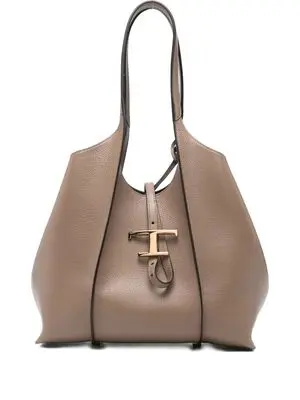 TOD'S T Timeless Small Leather Shopping Bag - Multicolor