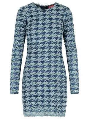 DIESEL® Two-tone Cotton Dress - Blue