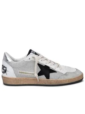 GOLDEN GOOSE Ballstar Sneakers In Leather - White