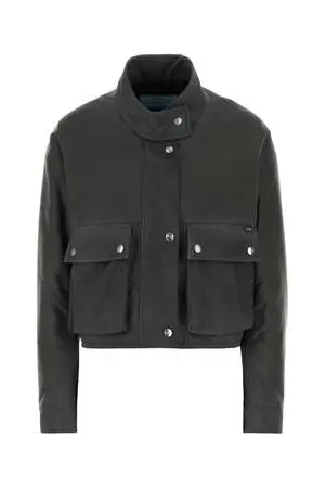 Prada Charcoal Re-nylon Jacket - Gray