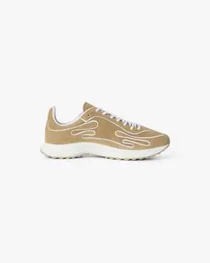 Casablanca Beige Suede Stade Sneaker