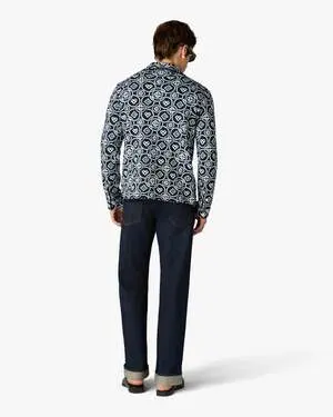 Casablanca Dark Icon Monogram Long Sleeve Shirt