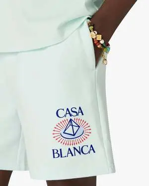 Casablanca Ice Blue Celestial Pyramid Printed Classic Shorts