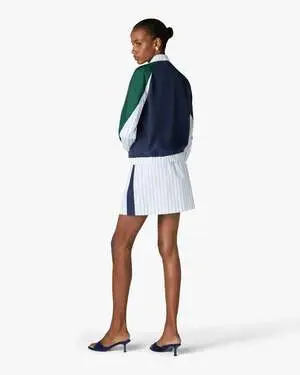 Casablanca Navy Pinstripe Panelled Track Jacket