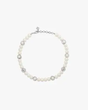 Casablanca Sci-fi Pearl Necklace By - Multicolor