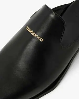 Casablanca Leather Loafer Mule