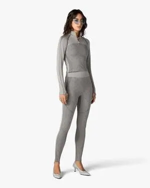 Casablanca Light Grey Seamless Monogram Leggings