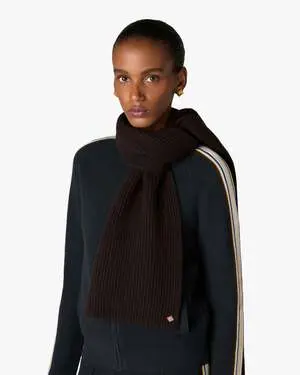 Casablanca Brown Classic Wool Scarf By